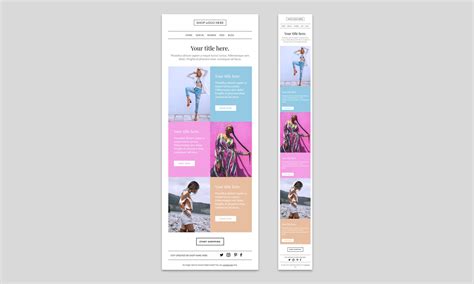 Email Templates Mailchimp Template Mailchimp Newsletter Etsy