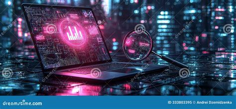 Corporate Laptop Security Analysis With Infographic Charts And