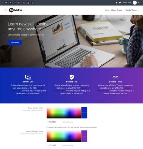 How To Customise Moodle Theme Maker To Use Your Brands Colour Scheme