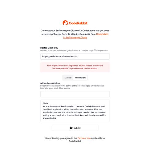 Self Managed Gitlab Coderabbit