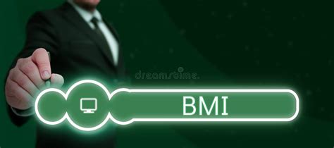 Text Showing Inspiration Bmi Word Written On Method Of Estimating Body Fat Levels Based On