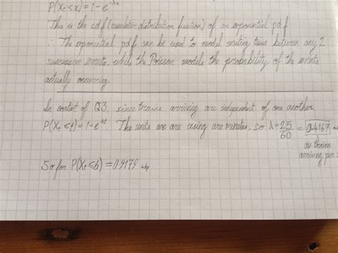 Self Study Question On Poisson Distribution Assignment Help Cross