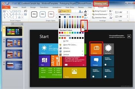 Download Windows 8 Powerpoint Templates To Create Modern Ui Prototypes