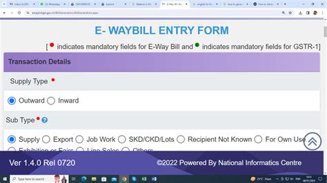 How To Generate E Way Bill Law Legends