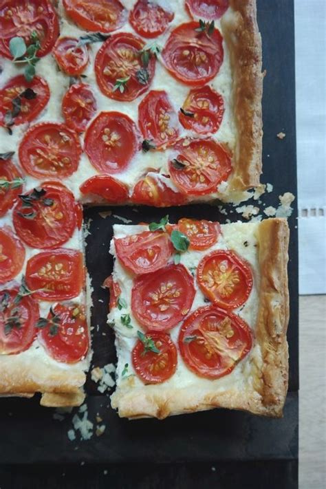 Tomato Ricotta Tart Tomatoes Ricotta Food Obsession Tart
