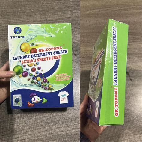 Купити 62pcs нова формула пральний порошок простирадла прання білизна пральні порошки очищення