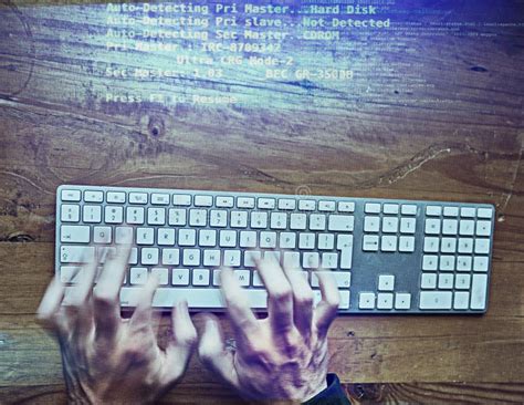 Hacker Hands And Cyber Security Password And Website Access Digital Online Cybercrime And