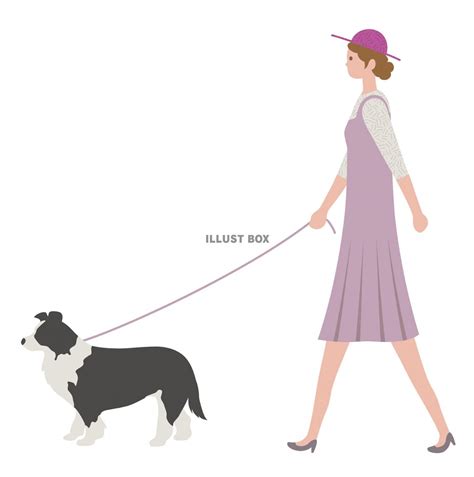 犬の散歩 イラスト ~ イラスト画像ギャラリー