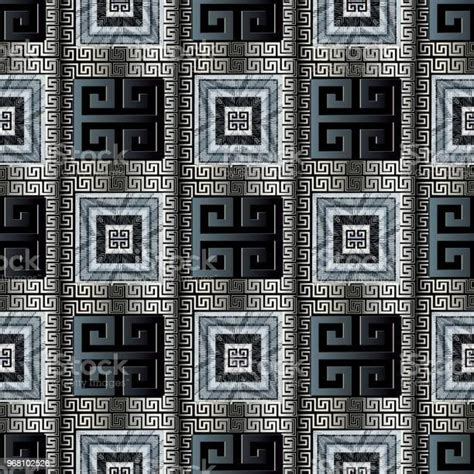 고 대 그리스 키 벡터 완벽 한 패턴입니다 현대 기하학적 3d B 0명에 대한 스톡 벡터 아트 및 기타 이미지 0명 고대 그리스 양식 그리스 Istock