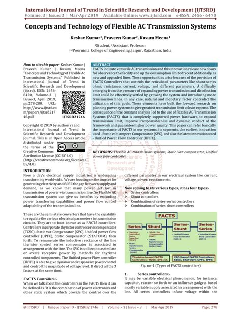 Flexible Ac Transmission Systems Facts Concepts