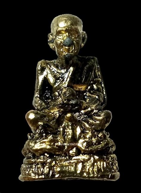 รูปหล่อสมเด็จเจ้าพะโคะ หลวงปู่ทวดเนื้อตะกั่วกะไหล่ทอง วัดพะโคะ สงขลา Ennxo