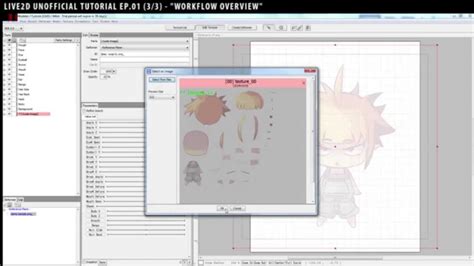 Live2d Cubism 20 Tutorial 2015 Ep01 33 The Workflow Youtube