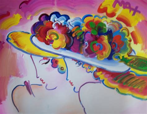 Peter Max Amore Peter Max New Moon 1992 Available For Sale