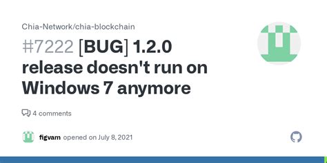 BUG Release Doesn T Run On Windows Anymore Issue Chia Network Chia