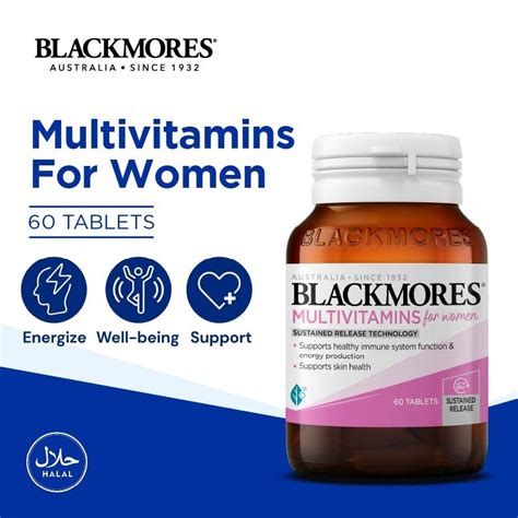 Blackmores Multivitamins Tablet For Women Support Skin Health For