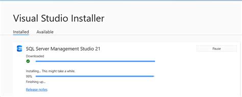 SQL Server Management Studio SSMS V Warning The GA Release Of SSMS Is Now