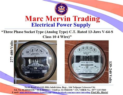 Vm 64 S V 64 S Ge Three Phase Old Model Four Wire Ct Rated