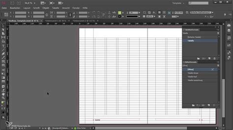 Creating Efficient Table Formats In Adobe Indesign