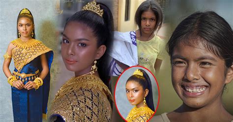 សម្បុរមិនសមែនពិត តែកុមារី យ៉ង់ ស្រីនីត តែងខ្លួនក្នុងឈុតប្រពៃណី ពិតជាលេចធ្លោ Khmerload