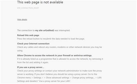 Asp Net The Connection Was Reset Issue In All Browsers Stack Overflow