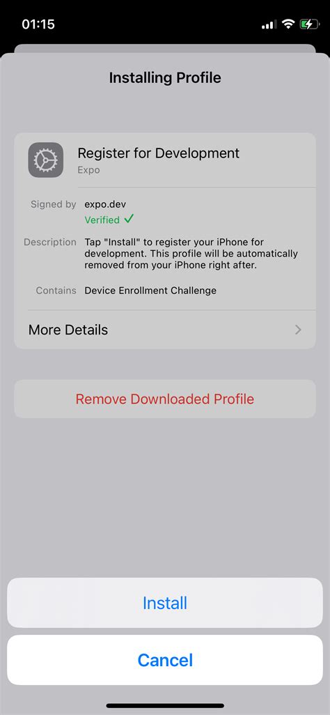 create and run a cloud build for ios device expo documentation