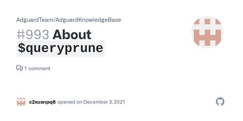 about ` queryprune` · issue 993 · adguardteam adguardknowledgebase