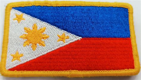 Embroidered Philippine Flag Morale Patch Para Shop Manila