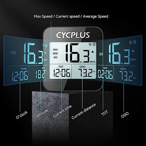 Cycplus Gps Bike Computer Wireless Cycling Computer With Automatic Backlight Bicycle