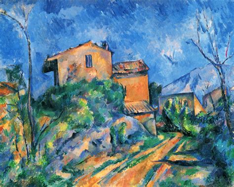 Paul Cezanne Maison Maria With A View Of Chateau Noir 1895 Oil On