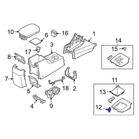 Hyundai OE 847472L000 - Instrument Panel Knee Bolster Clip