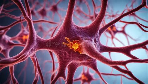 Neurons In A Network A Complex Symphony Of Synapses Stock Illustration Illustration Of