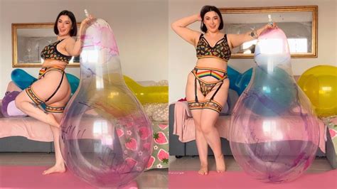 Bursting With Pleasure Watch Me Blow Pop These Balloons KyraJune Clips4sale