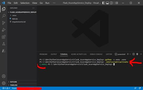 flaskアプリをazure app serviceにデプロイする手順 rainbow engine