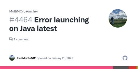 Error Launching On Java Latest Issue MultiMC Launcher GitHub