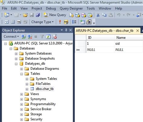 Demonstration On Char Vs Nchar Learn Sql Server Step By Step
