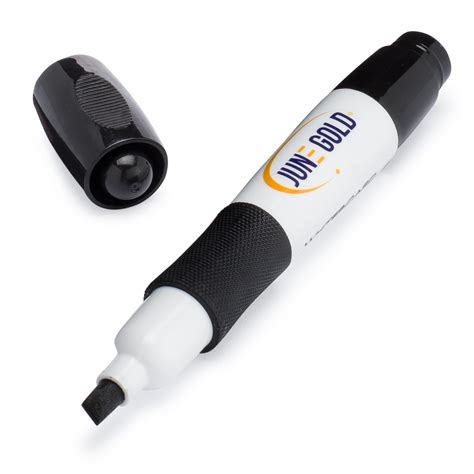 Pack Of Black Chisel Tip Dry Erase Markers June Gold
