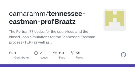 GitHub Camaramm Tennessee Eastman ProfBraatz The Fortran 77 Codes