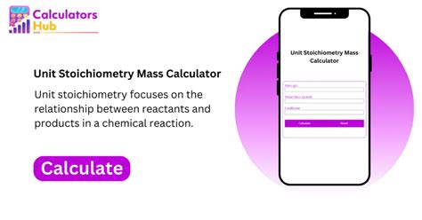 Unit Stoichiometry Mass Calculator Online