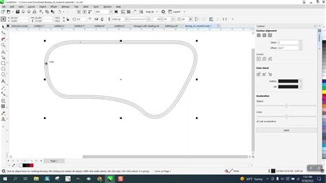 Corel Draw Tips And Tricks Parallel Drawing Train Track Part 2 Contour
