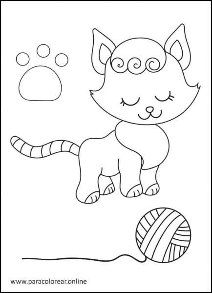 Los Mejores Dibujos De Gatos Para Colorear Imprimir Y Pintar 🐱