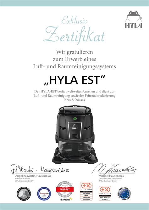 HYLA Germany GmbH - Wasserstaubsauger und Luftreiniger in einem System
