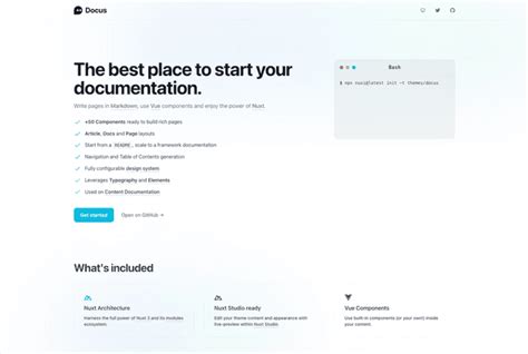 Nuxt Starter Templates And Themes Vercel