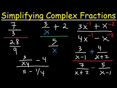 Simplify Fractions With Variables