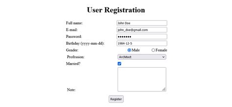 Github Vlantonakosthymeleaf Springboot Form A Web Form That