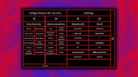 C Lkidd Script Menu Roblox