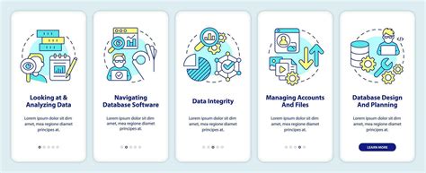 Data Management Skills Onboarding Mobile App Screen Analytics Expert