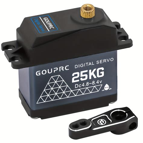 Kg High Torque Servo Digital Waterproof And Stainless Steel Gear Servo With T Servo Arm For