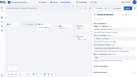 Dify 集成 Azure Ai 内容安全插件：从部署到落地的全流程教程 53ai Ai知识库大模型知识库大模型训练智能体开发