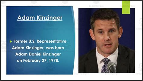 Former U S Representative Adam Kinzinger Il Bio Ppt By Teach Simple