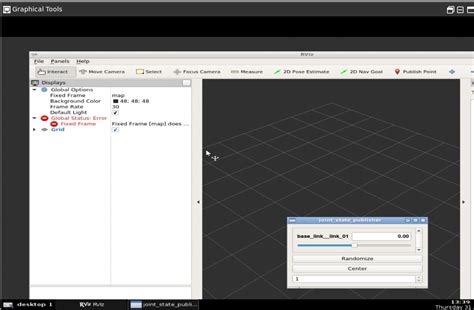 my robotic manipulator basic urdf and rviz the construct
